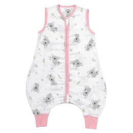 SCHLUMMERSACK Babyschlafsack "Schlafsack mit F&uuml;&szlig;en 0.5 Tog", L: 80cm, rosa, Schlafs&auml;cke