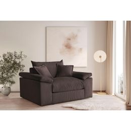 XXL-Sessel OTTO HOME, B:151cm H:93cm T:123cm, braun, 100% Polyester, Sessel, "Soft&Cosy, B: 151 cm - OTTO. Verl&auml;ssliche Qualit&auml;t.", Mega-Sessel, Cord