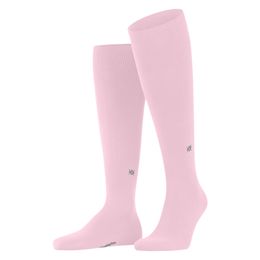 Burlington Kinder Kniestr&uuml;mpfe "Dublin", Gr. 40, rosa, Obermaterial: 69% Baumwolle CO. 29% Polyamid PA. 2% Elasthan EL., glatt, Socken