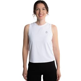 Mymotus Sporttop 'mymotu , ladies top with details, YW11' Damen Gr&ouml;&szlig;e M wei&szlig;