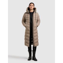 Khujo Damen Steppmantel "INGRAM5"greige, Gr. S, unifarben, 100% Polyester, M&auml;ntel