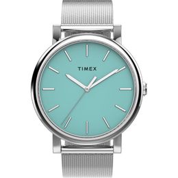 Timex Damen Quarzuhr &raquo; Originals&laquo; Armbanduhr, Damenuhr, Edelstahlarmband, analog Einheitsgr&ouml;&szlig;e