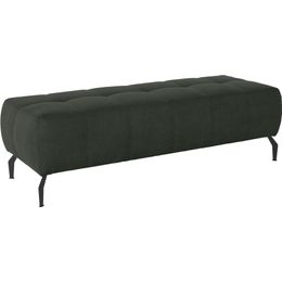 Hocker DOMO collection, B:153cm H:45cm T:62cm, gr&uuml;n, 100% Polyester;Struktur fein (100% Polyester);Struktur weich /Chenille-Optik (70% Polyacryl, 30%