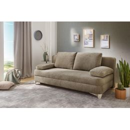 Jockenh&ouml;fer Schlafsofa, B:202cm T:99cm, beige, JOCKENH&Ouml;FER GRUPPE, Korpus: 100% Polyester;Kissen: 100% Polyester, Jugendzimmer, Sofas, "Noah, B: 202 cm,