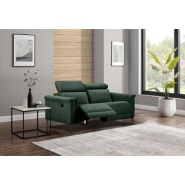2-Sitzer OTTO HOME, B:160cm H:97cm T:100cm, gr&uuml;n, Webstoff 100% Polyester, Sofas, "LUND,Struktur-Bezug, 160 cm, mit Relaxfunktion und