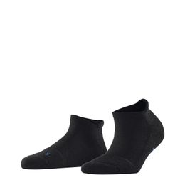 Falke Damen Sneakersocken "Keep Warm", Gr. 39, schwarz, Obermaterial: 62% Schurwolle WV. 35% Polyamid PA. 3% Elasthan EL., glatt, Socken