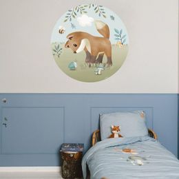 Little Dutch Wandtattoo &raquo;Wandsticker XL Forest Friends (100x100cm)&laquo; braun PVC B/H/T: 100cm, Tiere