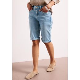 Street One Damen Comfort-fit-Jeans, blau, Gr. 30, unifarben, Jeans, 85% Baumwolle, 9% Polyester, 4% Elastomultiester, 2% Elasthan, Jeans, High Waist