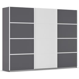 Kleiderschrank OTTO HOME, B:271cm H:210cm T:62cm, grau, Holzwerkstoff, Kinderzimmer, Schr&auml;nke, "Mehrzweckschrank Aktenschrank M&ouml;bel Mietswohnung