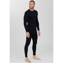 WHISTLER Herren Funktionsshirt "Pree", schwarz, Gr. XXL, unifarben, 92% Polyamid, 8% Elasthan, Shirts, mit Langarmshirt und Tights