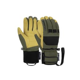 Reusch Damen Skihandschuhe "Fingerhandschuhe Andy R-TEX XT sehr warm wasserdicht,atmungsaktiv", gr&uuml;n, Gr. 10, unifarben, 46% Polyester, 25% Polyamid,