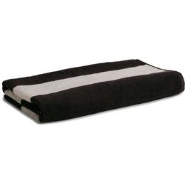 M&ouml;ve Handt&uuml;cher &raquo;Block Streifen&laquo; Handtuch mit Blockstreifen, 100% Premium Baumwolle, Made in Germany schwarz Walkfrottier, Obermaterial: 100% Baumwolle B/L