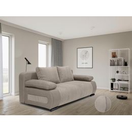 Schlafsofa Collection AB, B:200cm H:85cm T:98cm, beige, 100%Polyester, Jugendzimmer, Sofas, "Moritz B: 200 cm, Liegefl. 142x200 cm"