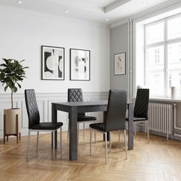 Esstisch OTTO HOME, B:120cm H:75cm T:80cm, grau, Wohnzimmer, Tische, "Meigh", Breite 120 cm, in verschiedenen Farbvarianten erh&auml;ltlich
