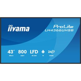 iiyama ProLite LH4366UHSB-B1AG Digital Signage Display 108 cm (43")