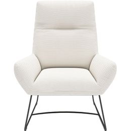 Sessel Home Affaire, B:82cm H:102cm T:81cm, wei&szlig;, 88% Polyester, 12% Polyacryl, Wohnzimmer, Sessel, "Basic Relaxsessel, Design und Komfort, bequem,