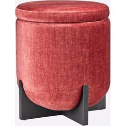 Hocker HEINE HOME, B:39cm H:48cm T:39cm, rot, Garten, Hocker