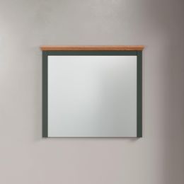 Home Affaire Garderobenspiegel "Vienna", B/H/T: 77cm x 68cm x 6cm,matt, grau, Spiegel, Wandspiegel in matter Optik mit Rahmen - (B/T/H) 77/6/68 cm