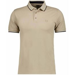 Ragman Herren Poloshirt, beige, Gr. XL, Piqu&eacute;, 52% Baumwolle, 45% Polyester, 3% Elasthan, Shirts