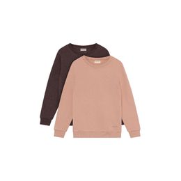 Minymo M&auml;dchen Longpullover "Sweater MISweatshirt", rosa, Gr. 116, Obermaterial: 60% Baumwolle CO. 40% Polyester PES., Pullover