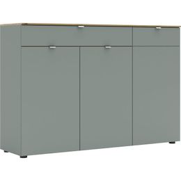 Innostyle Kommode &raquo;BARI Kommode, BxHxT 150x101x41 cm&laquo; 1 Stk. tlg. 3 t&uuml;rig, 1 Schublade, Fu&szlig;-Set bestellbar, Soft-Close ABS-Kunststoff, Holzwerkstoff, MDF, 
