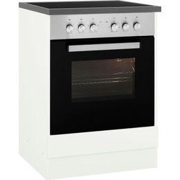 Herdumbauschrank KOCHSTATION, B:60cm H:85cm T:60cm, wei&szlig;, Holzwerkstoff, Schr&auml;nke, "KS-Virginia,neu in verbesserter Ausf&uuml;hrung", Breite 60 cm, H&ouml;he