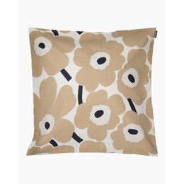 Kissenbezug Marimekko, B:50cm H:1cm L:50cm, beige, Baumwolle, Baumwolle, Kissenbez&uuml;ge, "PIENI UNIKKO", 50x50 cm