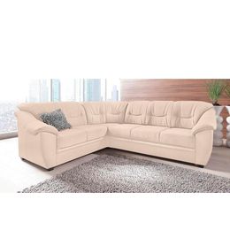 Sit & More Ecksofa SIT & MORE, B:262cm H:90cm T:212cm, beige, PRIMABELLE-Microfaser (100% Polyester);SOFTLUX/Struktur (Korpus in Kunstleder, Sitz und R&uuml;cken in