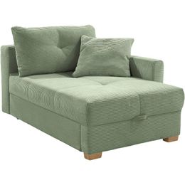 Jockenh&ouml;fer Recamiere &raquo;Romeo, Breite: 164cm, Liegefl&auml;che: 90x210 cm&laquo; inklusive Bettfunktion und Bettkasten, Federkernpolsterung Korpus: 100% Polyester;Kissen: 100