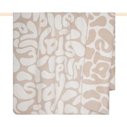 Pad Wohndecke &raquo;WILD&laquo; Kraftvoller Look mit Wiedererkennungswert &ndash; die WILD-&Auml;sthetik beige Baumwolle, Polyacryl B/L: 150cm x 200cm