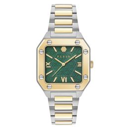Philipp Plein Uhr 'Edge' Damen Gr&ouml;&szlig;e One Size gold / jade / silber