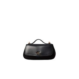 Calvin Klein Damen Umh&auml;ngetasche "CK TOP HANDLE CROSSBODY", schwarz, Lederimitat, Polyester, Taschen, Mini Bag, Umh&auml;ngetasche, Henkeltasche mit