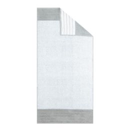 Carl Ross Saunatuch &raquo;melange&laquo; mit 2 Aufh&auml;ngekordeln wei&szlig; Frottee, Obermaterial: 100% Baumwolle B/L: 70cmx200cm, 1 Stk., Frottee