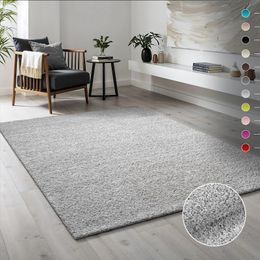 Sanat Hochflor-Teppich &raquo;LOCA , auch als L&auml;ufer und in Rund&laquo; rechteckig 30 mm H&ouml;he Wohnzimmer, Langflor, Shaggy, Schlafzimmer grau Kunstfaser B : 80cm 1 Stk.