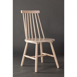 Esszimmerstuhl () Holzstuhl, Massivholz, ergonomisch, robust, skandinavisch beige Massivholz B/H/T: 43cm x 88cm