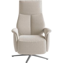 Sit & More TV-Sessel SIT & MORE, B:75cm H:115cm T:85cm, beige, 100% Polyester, Sessel, "TV Lazy", mit Herz-Waage-Positon und 3 Motoren