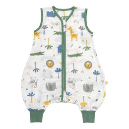 SCHLUMMERSACK Babyschlafsack "Schlafsack mit F&uuml;&szlig;en 0.5 Tog", L: 60cm, gr&uuml;n, Schlafs&auml;cke