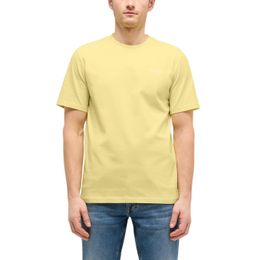 Mustang Herren Kurzarmshirt "Herren Style Austin", gelb, Gr. XXXL, Jersey, 100% Baumwolle, Shirts