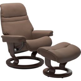 Relaxsessel stressless, B:75cm H:100cm T:73cm, braun, Leder BATICK: BATICK ist ein leicht korrigiertes, durchgef&auml;rbtes und genarbtes M&ouml;belleder, bei