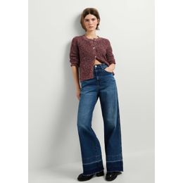 Pepe Jeans Damen Loose-fit-Jeans "wide leg jeans RAE WIDE LEG HW", blau, Gr. 28, 100% Baumwolle, Jeans