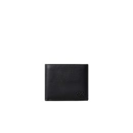CALVIN KLEIN Herren Geldb&ouml;rse "BOLD CK SUEDE BILLFOLD W/ COIN", schwarz, Leder, Basic, Kleinlederwaren, Geldbeutel, Money Pocket, Portemonnaie mit