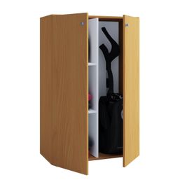 Mehrzweckschrank Vcm, B:70cm T:38cm, braun, Obermaterial: 100% Holz Wood., K&uuml;che, Schr&auml;nke, "Holz Besenschrank Staubsauger Putzschrank Lona L"