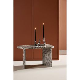 Couchtisch Sofatisch, MDF, Mustermotiv, kompakt, dekorativ, modern grau B/H/T: 45cm x 40cm x 70cm