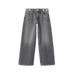 Mango Kids Jeans M&auml;dchen Gr&ouml;&szlig;e 140 grey denim