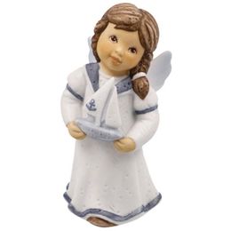 Goebel Engelfigur &raquo;Schutzengel - Schiff Ahoi, Weihnachtsdeko, H&ouml;he ca. 8,5 cm&laquo; Sammlerfigur, Weihnachtsfigur, Dekofigur aus Biskuitporzellan bunt 