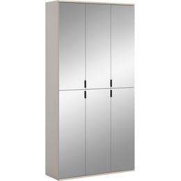 Garderoben-Set Home Affaire, B:91cm H:193cm T:34cm, beige, Holzwerkstoff, Flur, Kastenm&ouml;bel-Sets, "TRONDHEIM, 2-teilig, Breite 91 cm, individuell