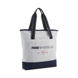 Puma Schultertasche "PHASE CLASS TOTE", wei&szlig;, Polyester, gemustert, Taschen, leichtes Material, robuste Verarbeitung