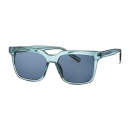 Tom Tailor Damen Sonnenbrille "Modell 676015", blau, leicht transparent, Sonnenbrillen, Form Karree/Soft, Logoschriftzug auf B&uuml;gel, Kunststofffassung