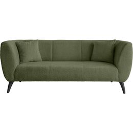 Ecksofa Home Affaire, B:208cm H:83cm T:88cm, gr&uuml;n, 100% Polyester, Wohnzimmer, Sofas, "Lazio modern und bequem, schmale Armlehnen, tolle
