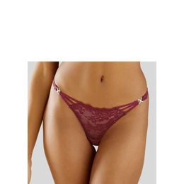 Lascana String 'aus Spitze, als Dessous-Set kombinierbar' rot Gr. 40/42 f&uuml;r Damen. Eng
